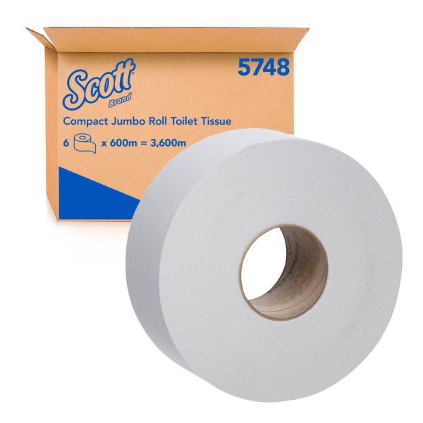 Scott Compact Jumbo Roll 1 Ply 600M