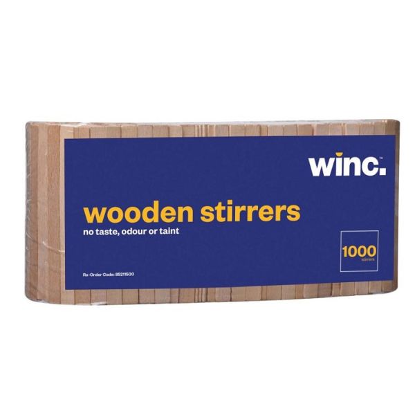 Winc Wooden Stirrers Natural